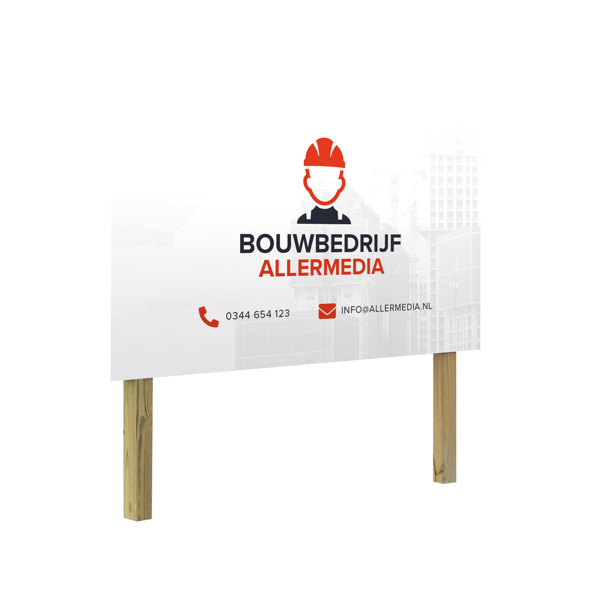 Reclamebord voor buiten | Lange levensduur | AllerMedia